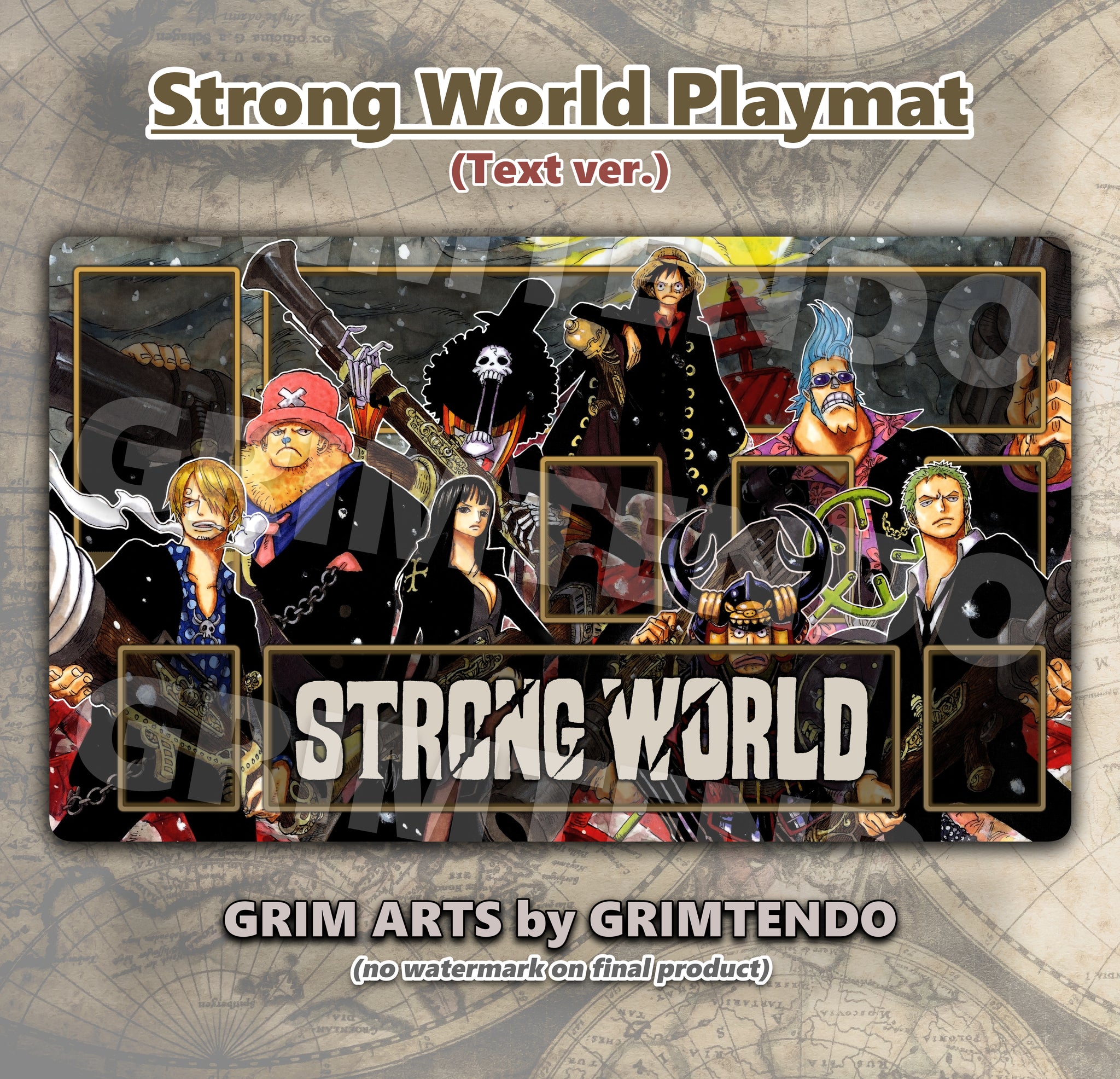 One Piece TCG - Strong World Playmat – GRIM ARTS